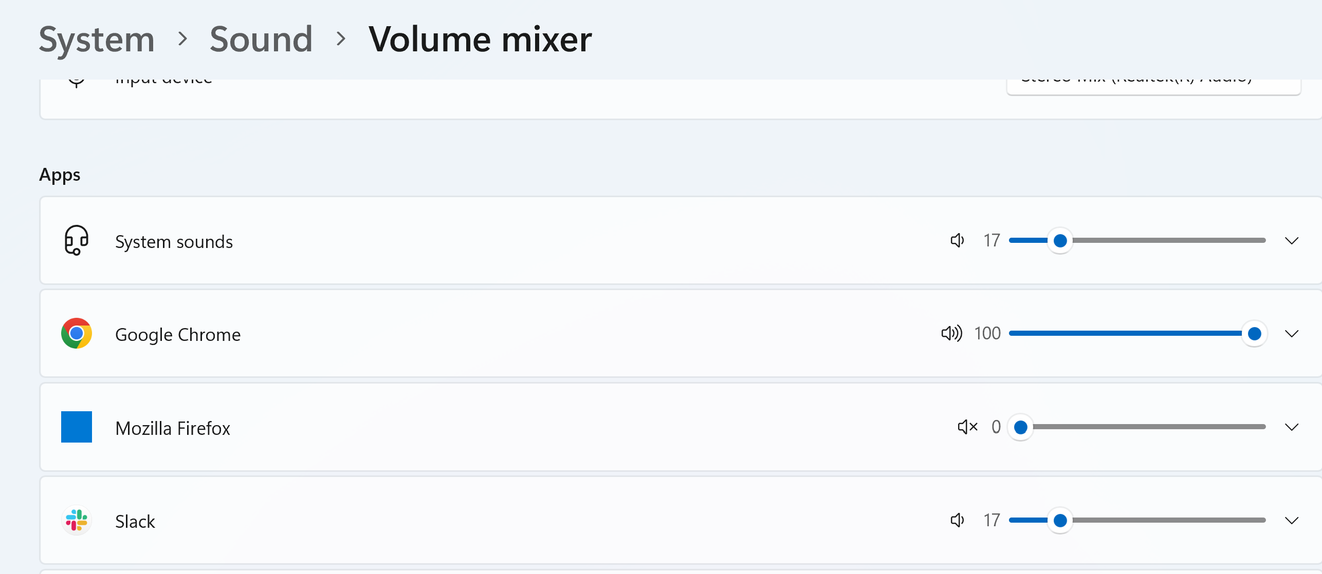 How to use Core Audio API to achieve the similar function of sndvol.exe for applications ...