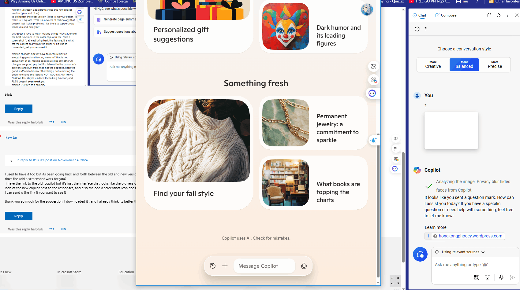 copilot new version - Microsoft Q&A