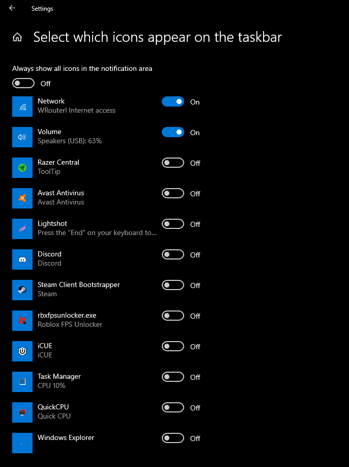 windows 10 blue magnifying glass icon keeps popping up in system tray ...