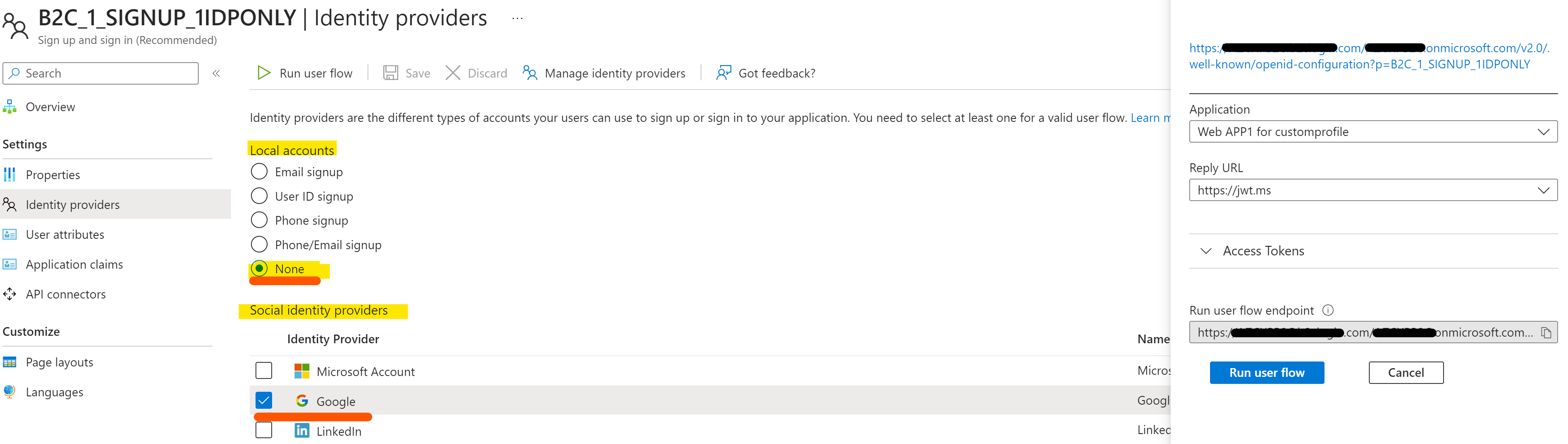 Can I use azure b2c to authenticate access to a web application for ...