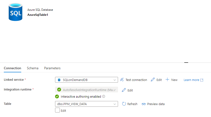 Copy Data from View in serverless SQL Pool into adl via Copy data pipeline - Microsoft Q&A