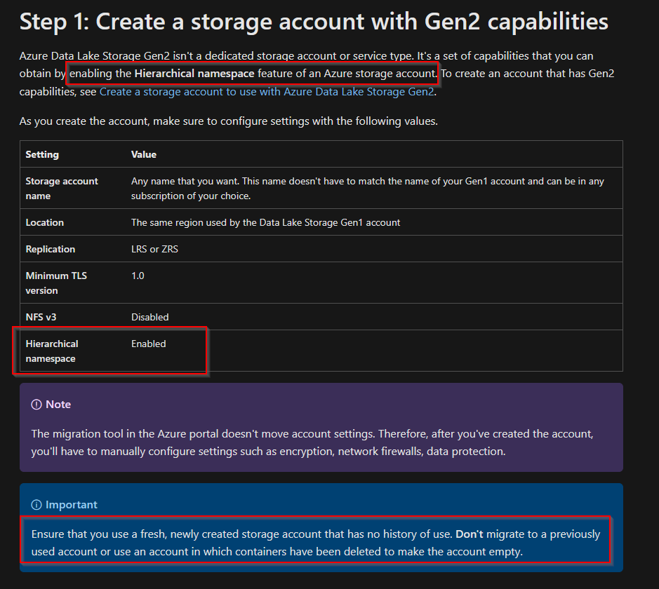 Error message when upgrading to Gen2 data lake 'HnsOnMigration is not ... Error message when upgrading to Gen2 data lake 'HnsOnMigration is not ...