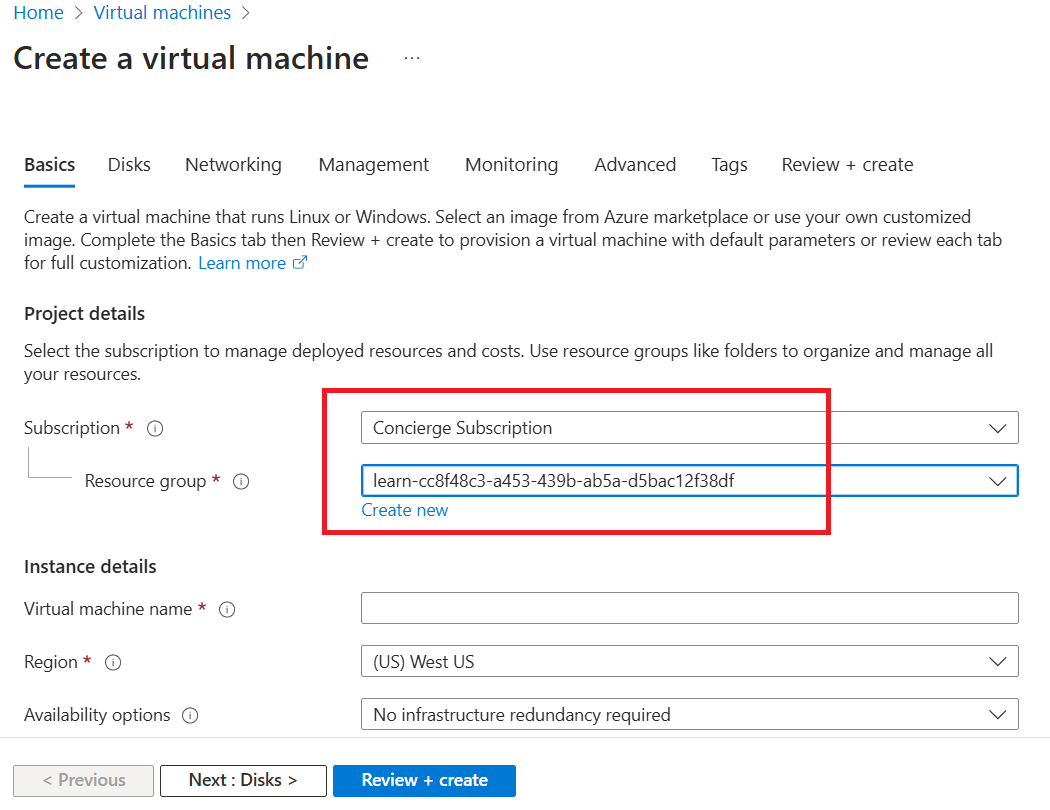 i could not access the subscription i created in learn sandbox - Microsoft Q&A