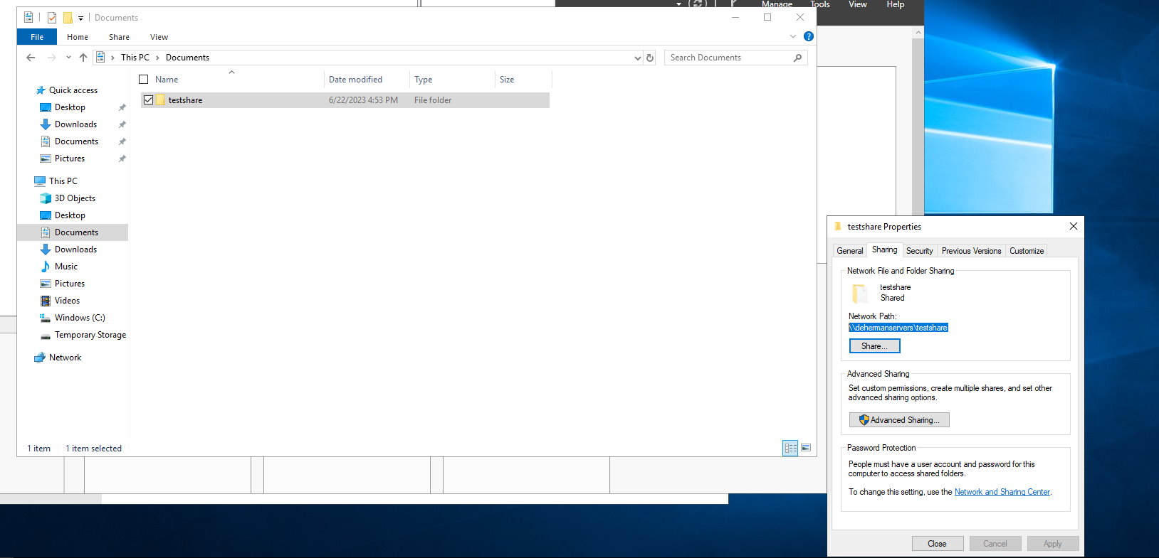 How to share the folder from admin to another users which have access ...