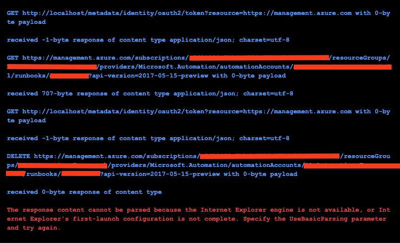 Source Control On Automation Account Fails With Incremental Sync Microsoft Qanda