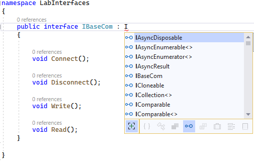 How to get all the members of the .Net standard provided types ...