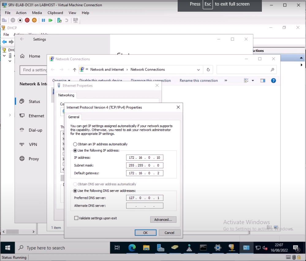 isolate VM network from work network and in the same time gain internet access to VM using Hyper ...