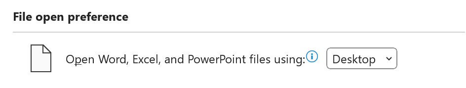 File open preference, why doesn't it work??? - Microsoft Q&A