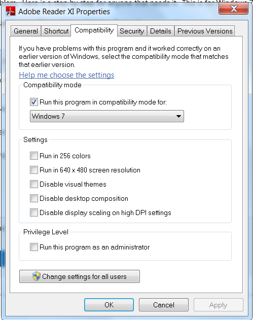 Adobe changes screen resolution when opening program - Microsoft Q&A