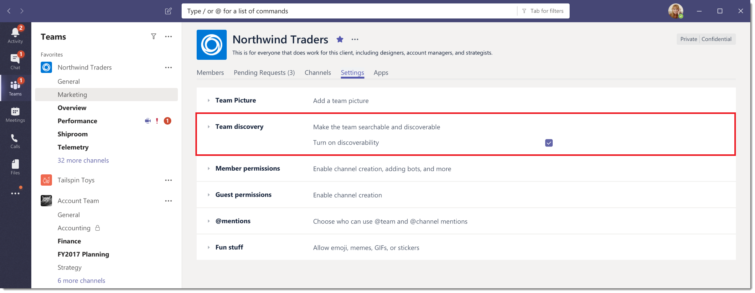 Searching a Team in Microsoft Teams - Microsoft Q&A