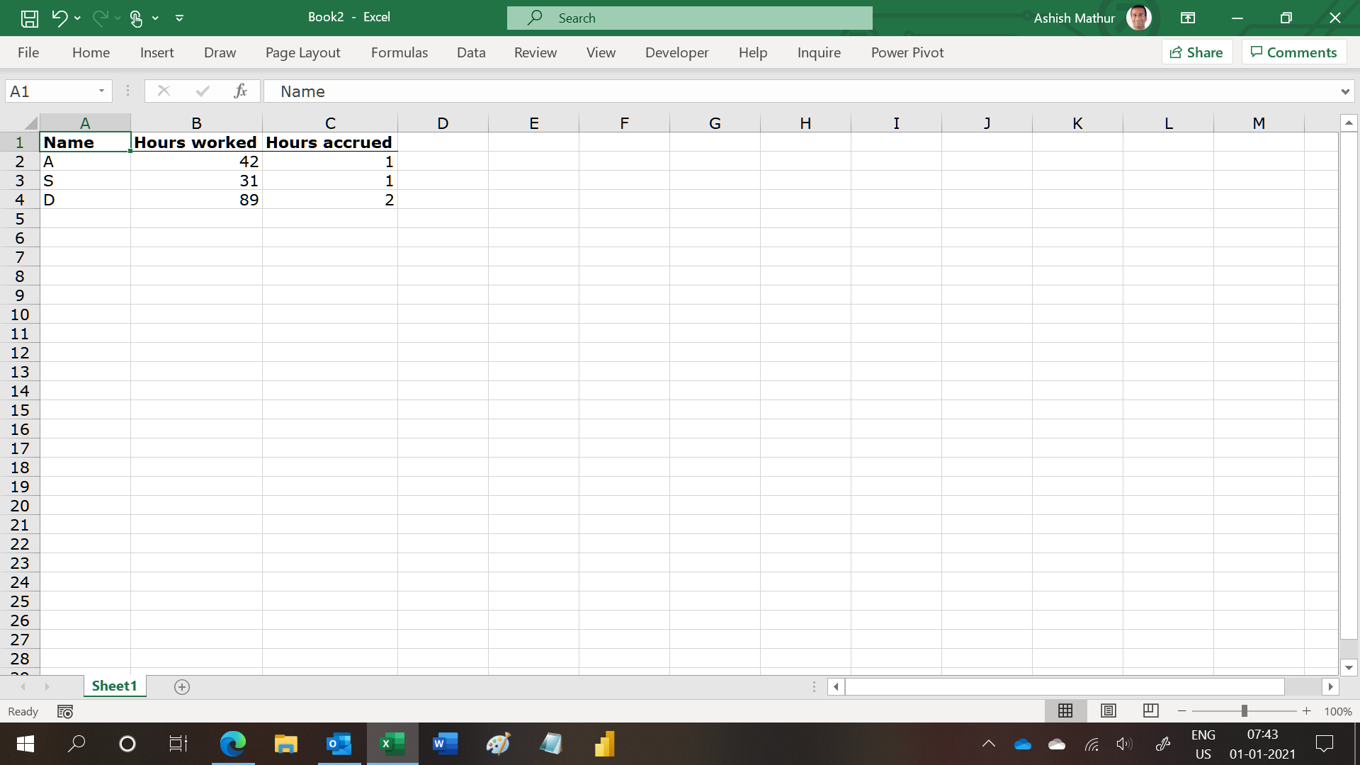 PTO accrual formula - Microsoft Q&A