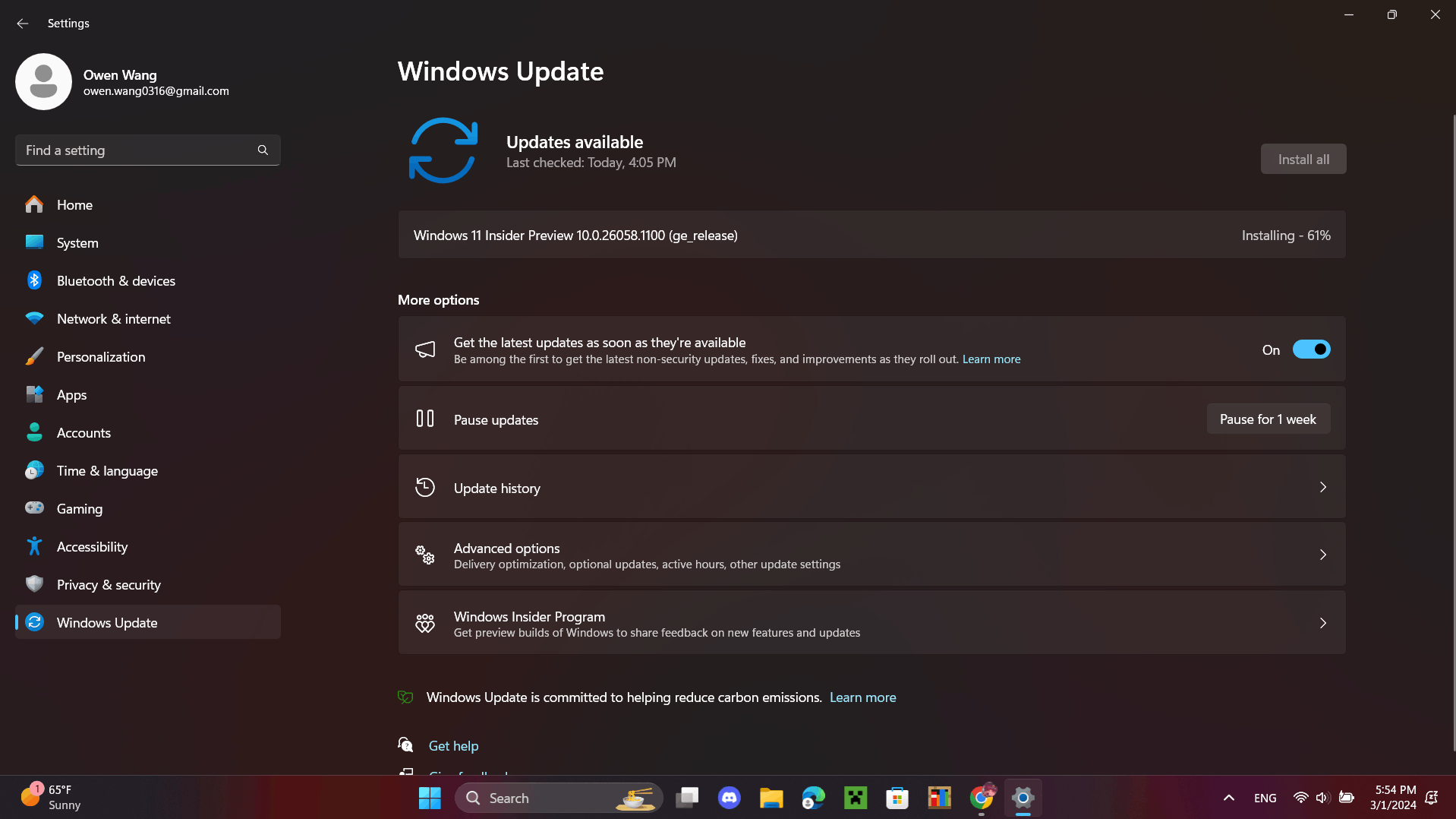 Windows 11 24H2 update hangs at 61% - Microsoft Q&A