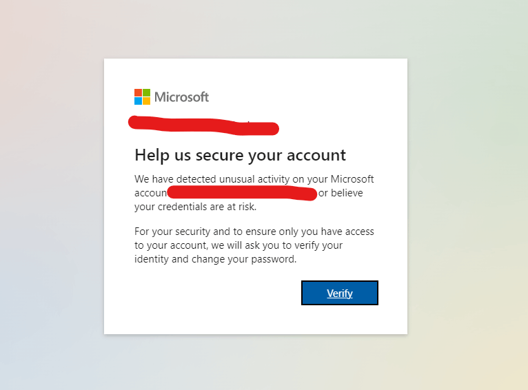 Stuck With Help Us Secure Your Account Microsoft Qanda