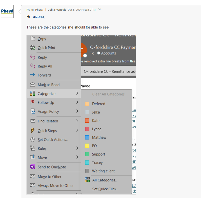 Categories - Outlook new + Web version - Microsoft Q&A