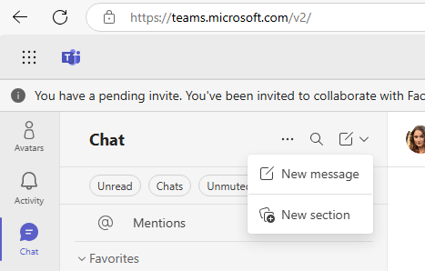[Microsoft Teams Chat] How to Display Contact Categories in Microsoft ...