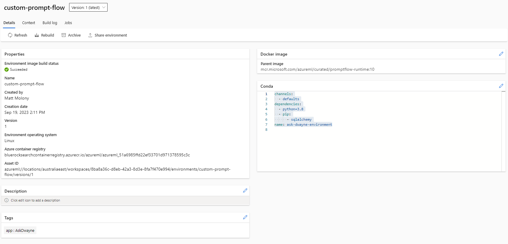 Compute 'not ready' when deploying custom environment - Microsoft Q&A