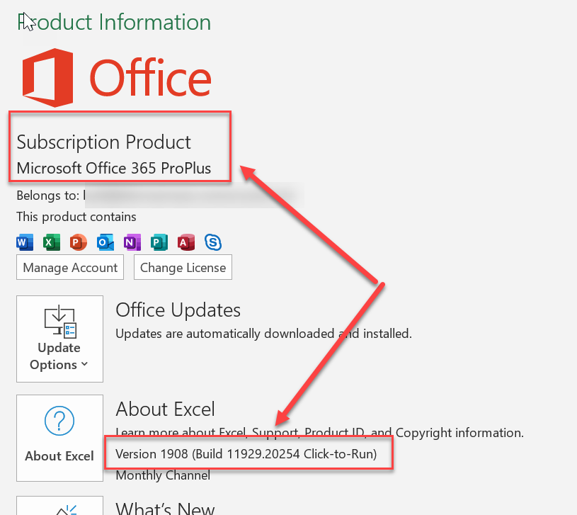 What version of ms excel am i using - Microsoft Q&A