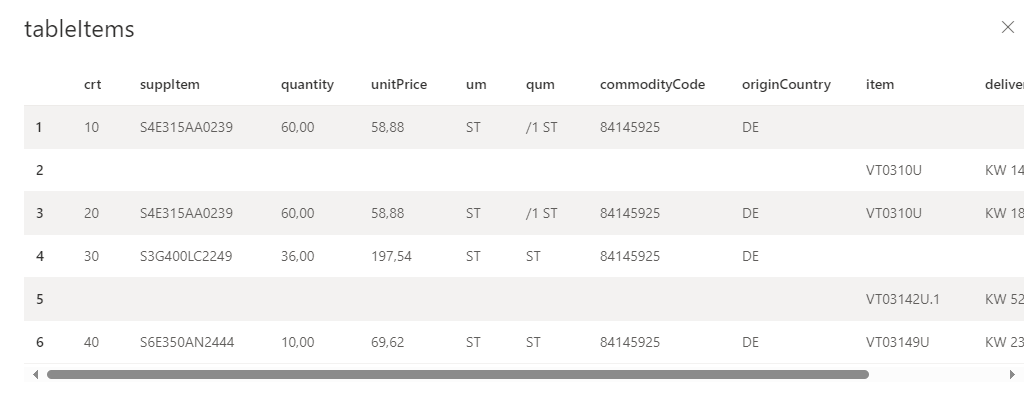 Azure Document Intelligence fails to read multiple page table data - Microsoft Q&A