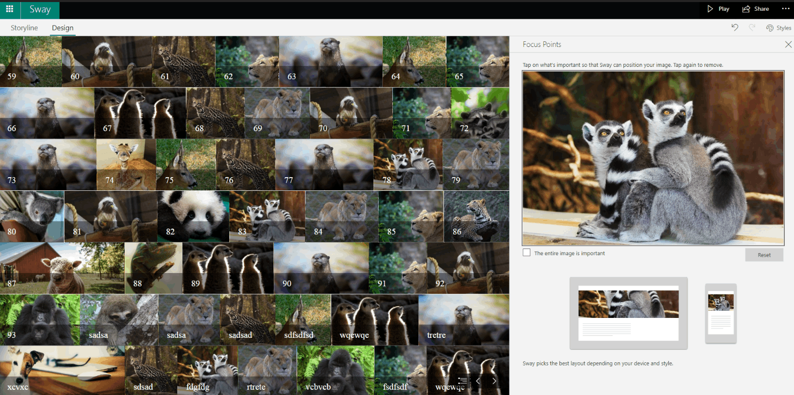 Sway Captions in Photo Grid - Microsoft Q&A
