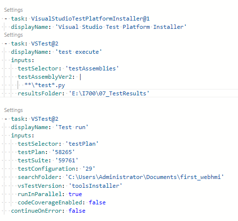 Pyproj created in VS 2022 with unittest and Using VSTest@2 task in yaml ...