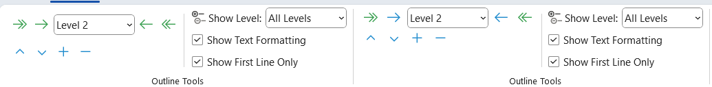 create custom group in ribbon look like outline Tools, fonts or ...