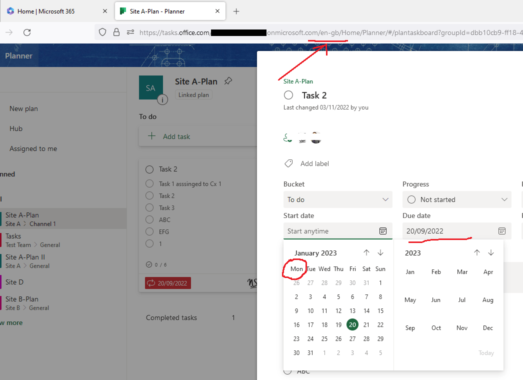 My Microsoft Planner is Stuck In The Wrong Date Format - Microsoft Q&A