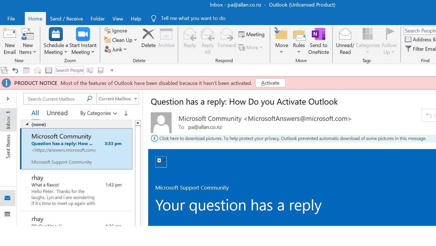 How Do you Activate Outlook - Microsoft Q&A