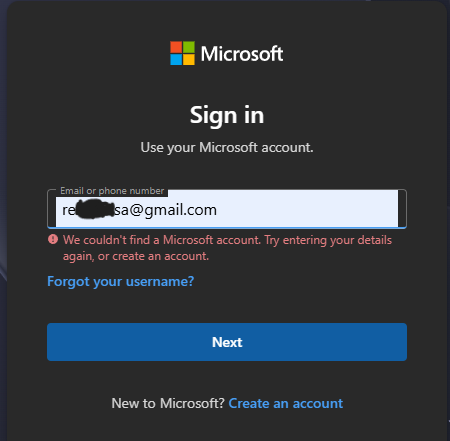 Why is my account not recognized? Yet recognized at the same time ...