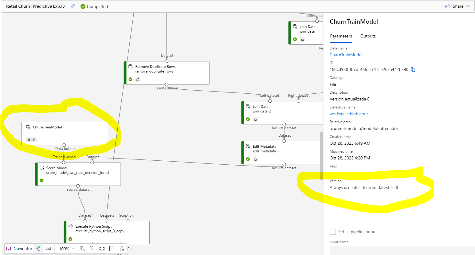 Update Machine Learning models by using Data Factory - Microsoft Q&A