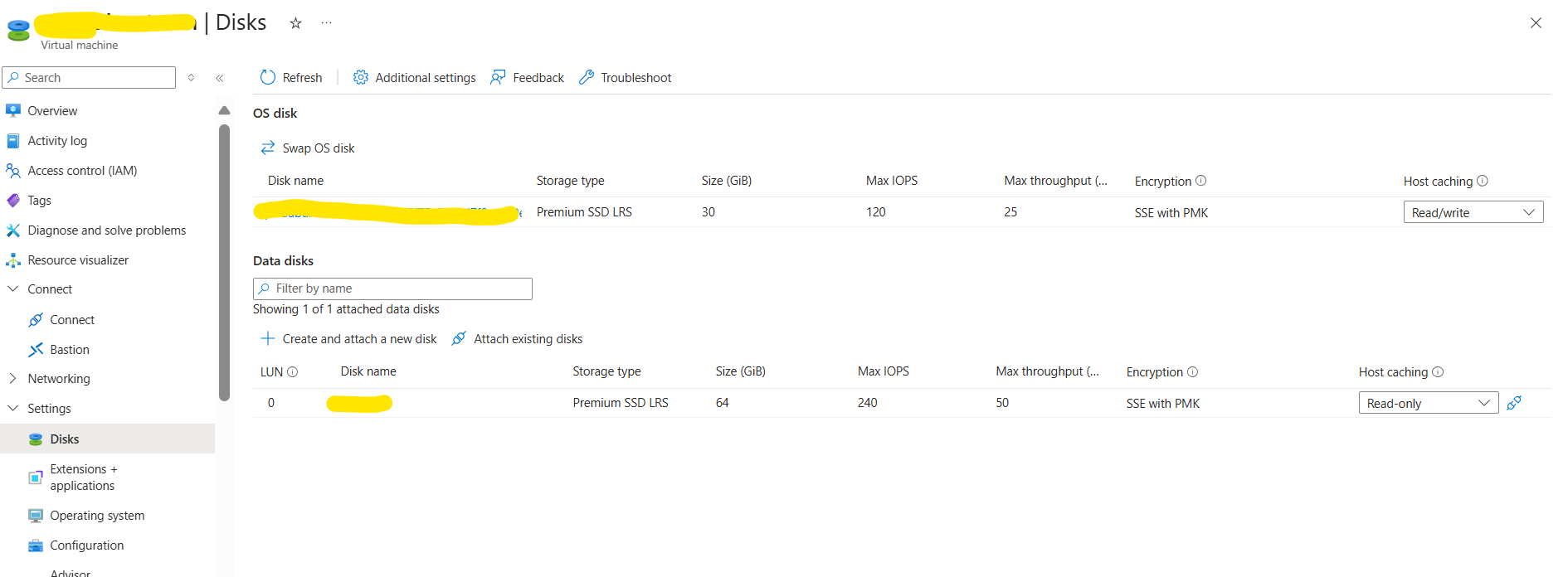 Resizing a attached data disk on linux - Microsoft Q&A