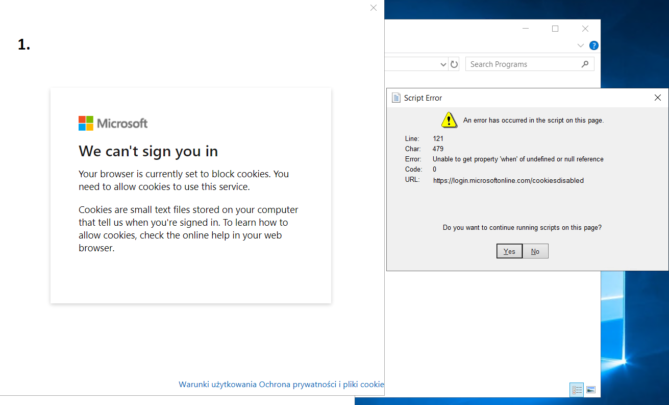 Azure AD Connect sign-in cookies error - Microsoft Q&A Azure AD Connect sign-in cookies error - Microsoft Q&A