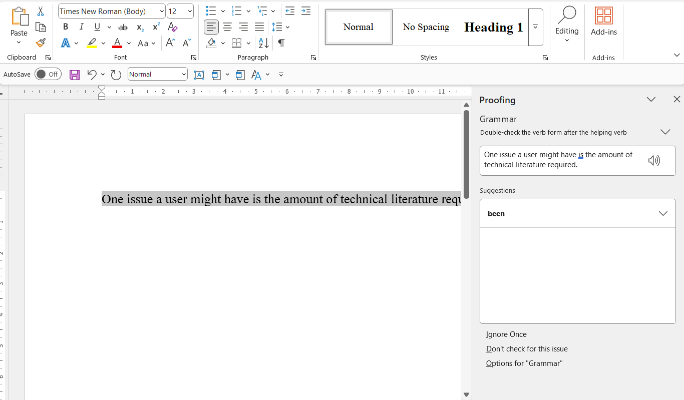 Why is Word's Spell and Grammar check so unreliable now? - Microsoft Q&A
