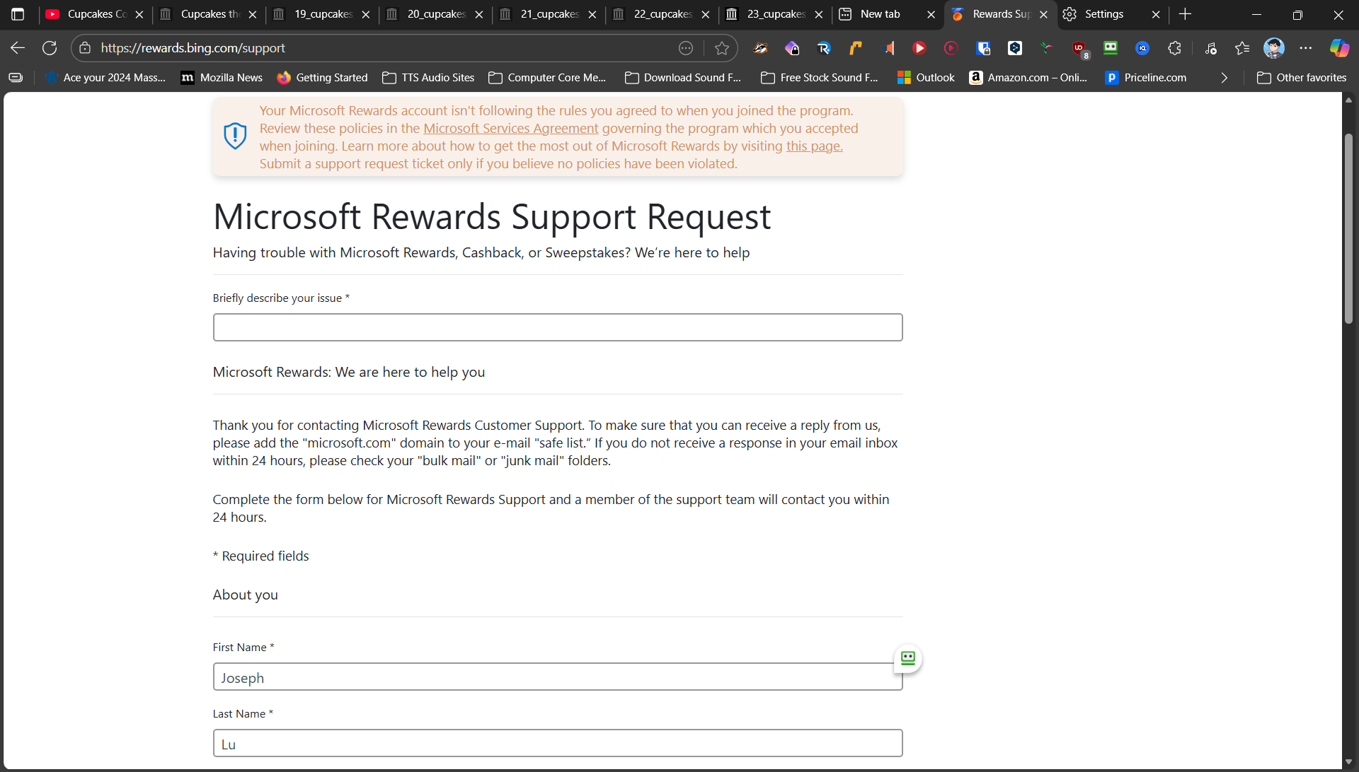 Microsoft Rewards Account Flagged Incorrectly – Need Review & Recovery ...