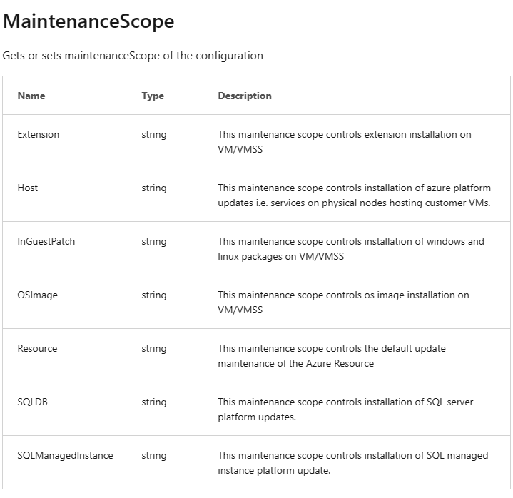 Is there any way to use Maintenace configuration for group of Linux or ...