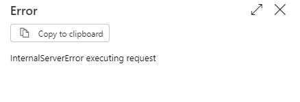 Synapse pipelines randomly failed with Internal Server error - Microsoft Q&A