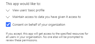 Azure App registration permissions assigned in a multi tenant app ...