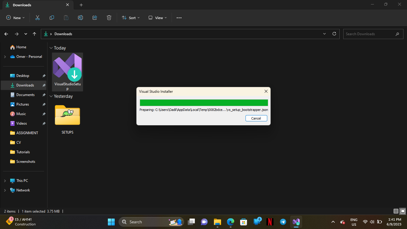 I cannot install Visual Studio community edition 2022. - Microsoft Q&A I cannot install Visual Studio community edition 2022. - Microsoft Q&A