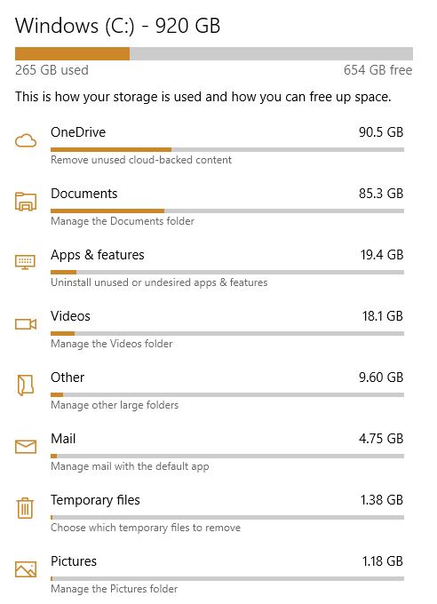 100% Disk Space, Windows 10, Poor performance, poor customer support ...