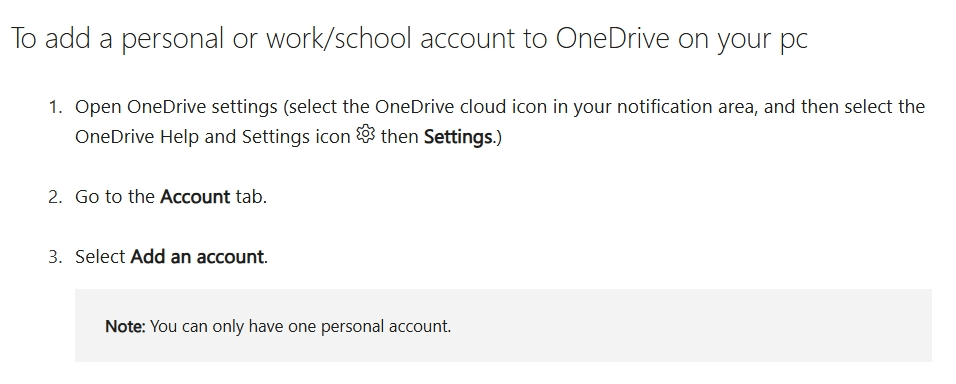 switch one drive personal to buisness - Microsoft Q&A