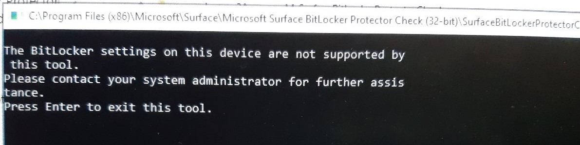 Bitlocker is misconfigured - Microsoft Q&A