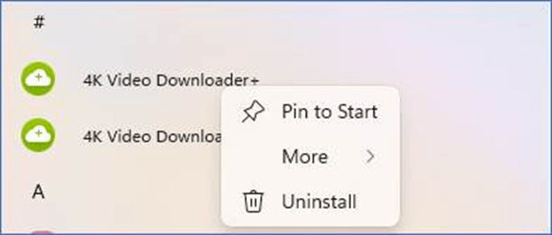 Program Not Showing in the Installed App section - Microsoft Q&A