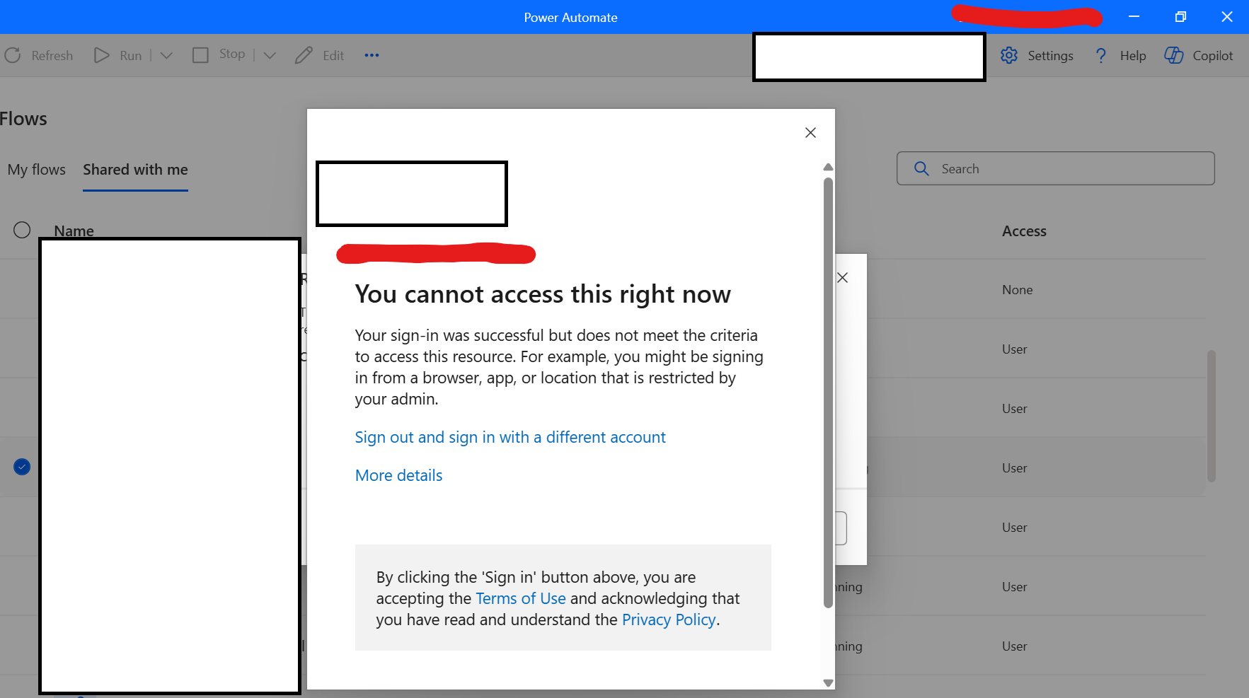 Assistance Required for Power Automate Fix Connection Error - Microsoft Q&A