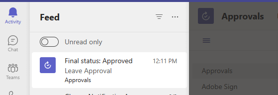 Flow/Power Automate approvals stopped showing in Teams Activity ...