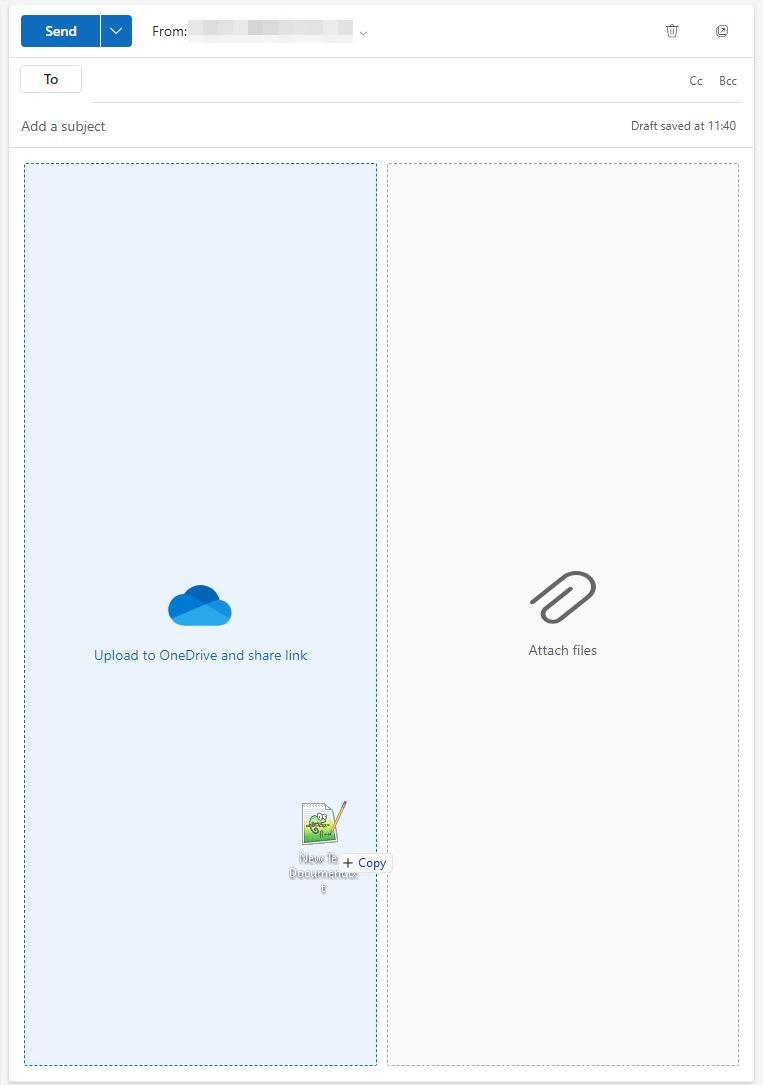 How do I turn off the "Upload to OneDrive and share link" in Outlook? - Microsoft Q&A