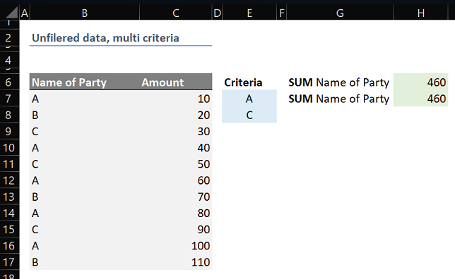 Sumproduct or Subtotal formula for Filtered range. - Microsoft Q&A