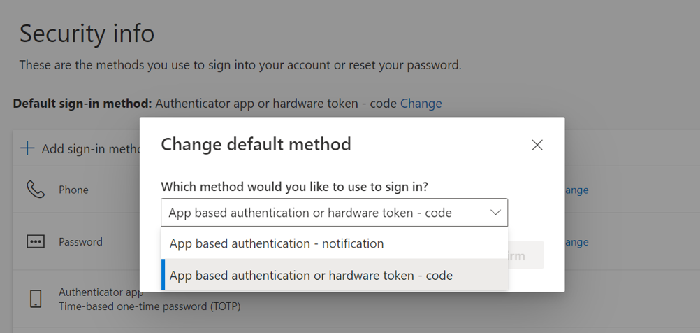 How to disable/remove the "Change" button/hyperlink of "Default sign-in ...