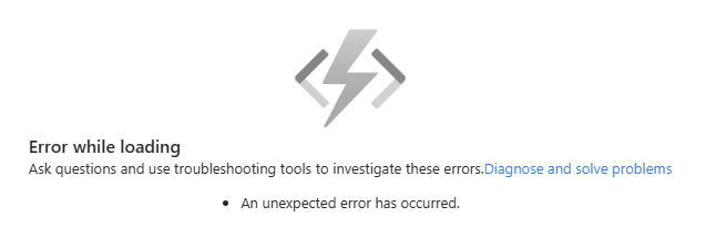 The Invocation List For My Function Apps Is Not Loading Microsoft Qanda