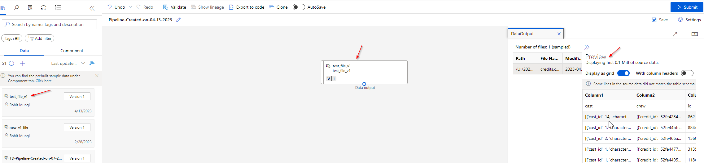 How to Create File based data set for Image Classification in Azure ML Designer - Microsoft Q&A