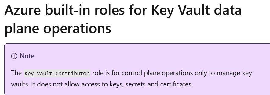 I can not crate secrets in my key vault - Microsoft Q&A