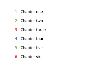 Word - formatting colour of heading numbers - Microsoft Q&A